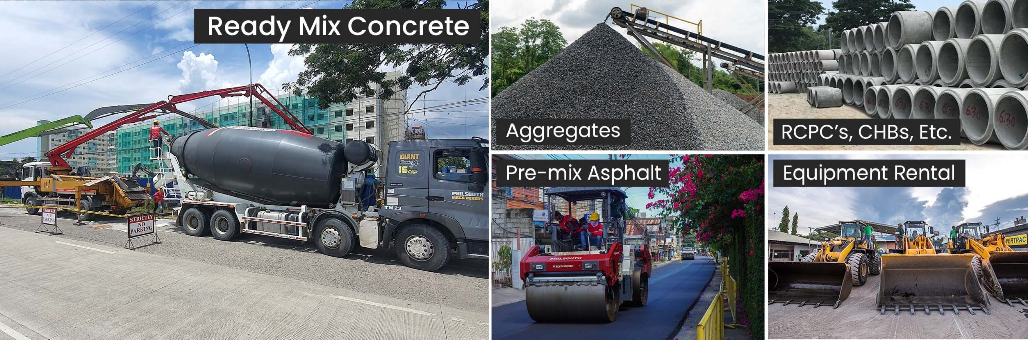 Philsouth Ready-Mix Concrete, Pre-mix Asphalt, Aggregates, Culverts ...